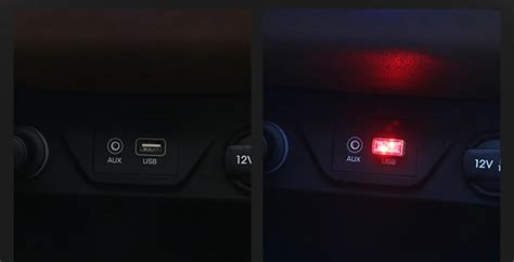 Usb светодиодный ночной Светильник для автомобиля Подсветка салона