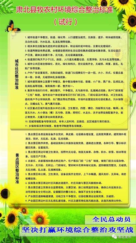 「政策解讀」《肅北縣牧農村環境綜合整治標準（試行）》 每日頭條