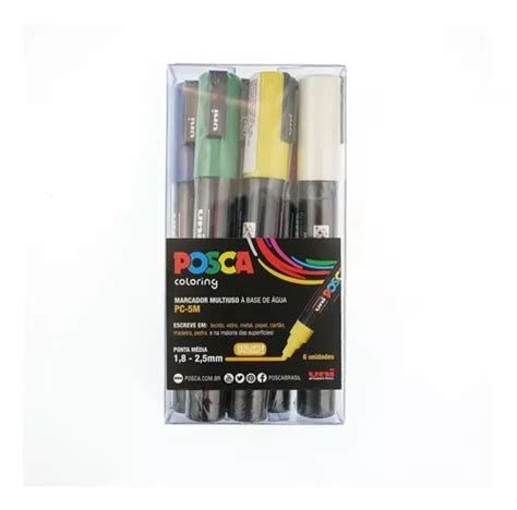 Caneta Posca Pc M Cores Sortidas Uni Ball Parcelamento Sem Juros