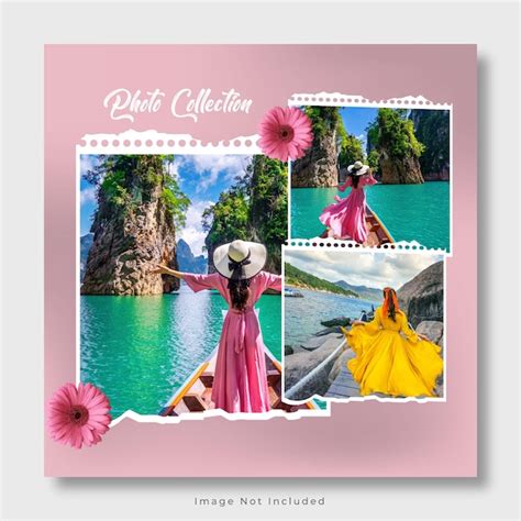 Premium Vector Create A Collage Of Images With An Abstract Layout