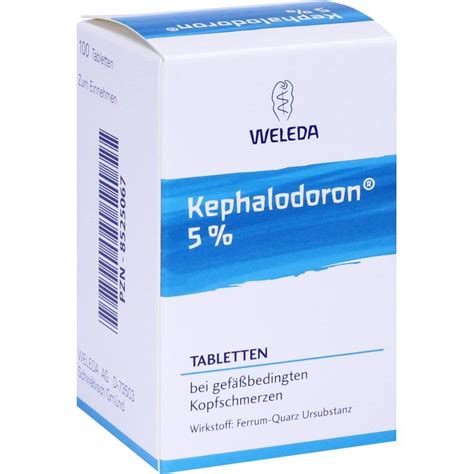 KEPHALODORON 5 Tabletten 100 Stück PZN 8525067 St Christophorus