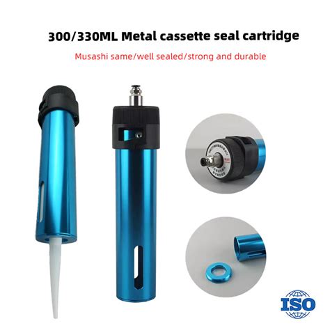 New Musashi Sealed Cartridge 300330ml Sealant Barrel Pneumatic Syringe
