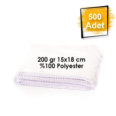 Baskısız Mikrofiber Gözlük Temizleme Bezi 500 Adet 200 gr 15x18 cm 100