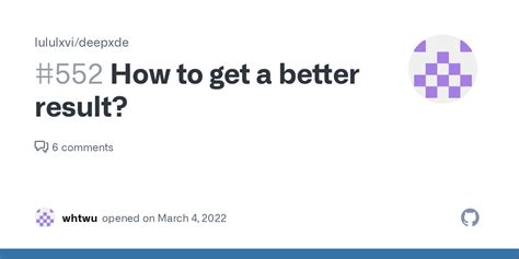 How To Get A Better Result · Issue 552 · Lululxvideepxde · Github