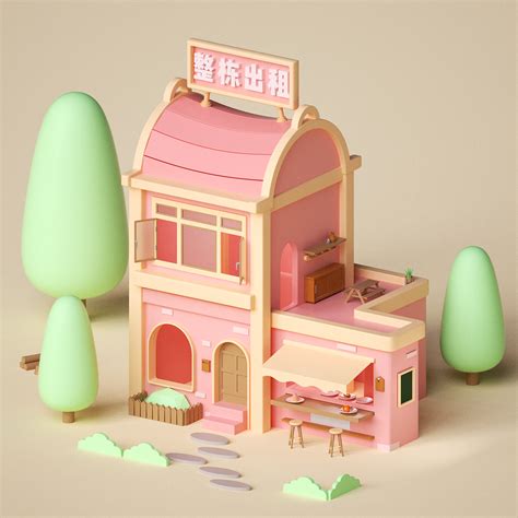 C4d零基础第六期学员作品——niaoniao的c4d课堂（上我就是niaoniao 站酷zcool