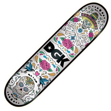 Dgk Calaveras Skateboard Deck 825 Skateboards From Native Skate
