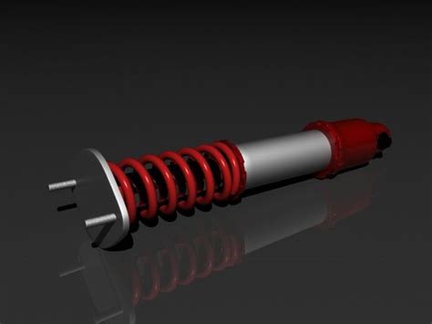 Kit de suspensión para carreras amortiguador y muelle helicoidal Modelo D max obj Free D