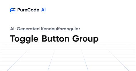 build great kendouiforangular toggle button group components faster
