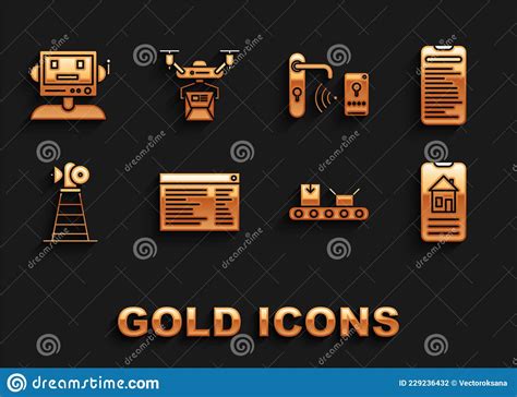 Set Software Computer Api Interface Smart Home Conveyor Belt With