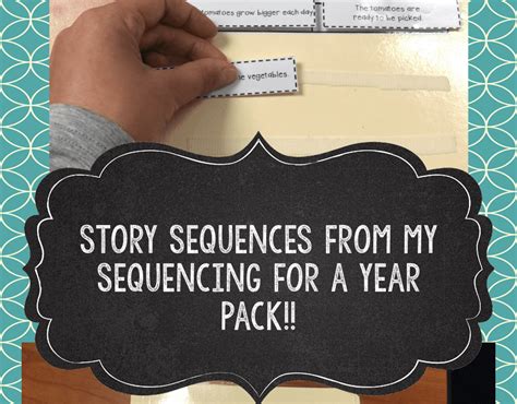 Story Sequence File Folder Thedabblingspeechie