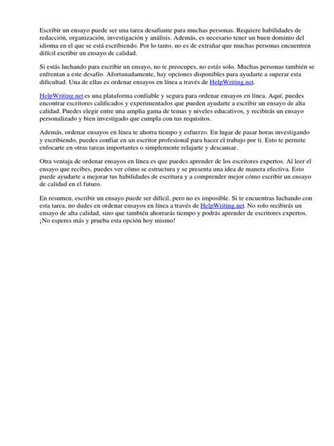 Aprender A Escribir Ensayos Download Free Pdf Scribd Websites