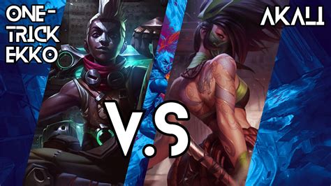 One Trick Ekko Vs Akali Wild Rift Youtube