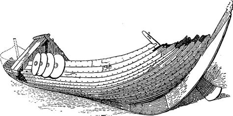 S Shipvintage Illustration Engraving Engraved White Vector