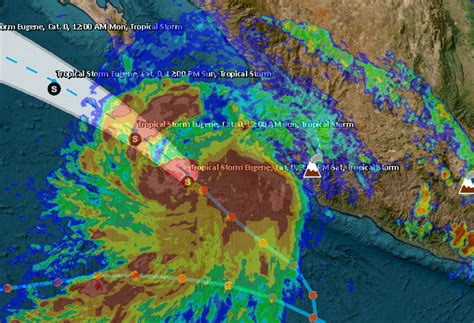 La Tormenta Tropical Eugene Se Forma En El Pacífico Mexicano Y