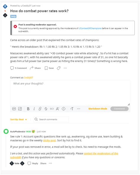 i dont understand how rule 1 works what does this have to do with accounts r contestofchampions