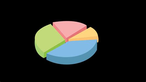 tortendiagramm icon animation mit schwarzem png hintergrund