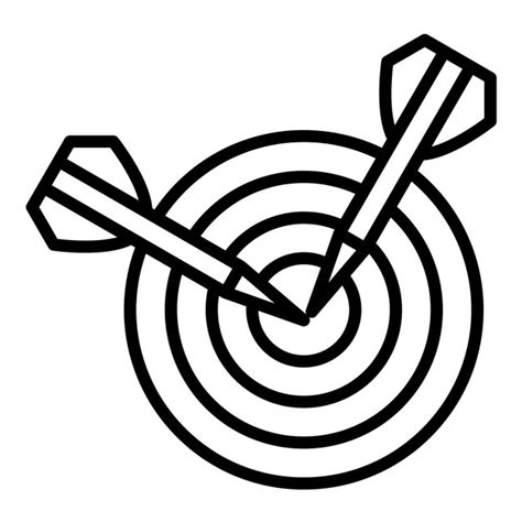 Premium Vector Dart Vector Illustration Style