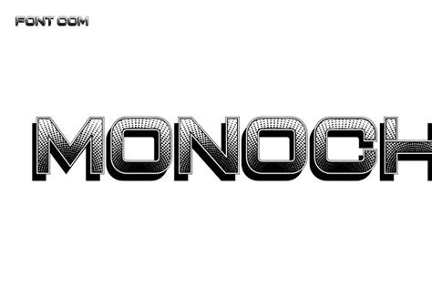 Monochrome Regular Free Font Download