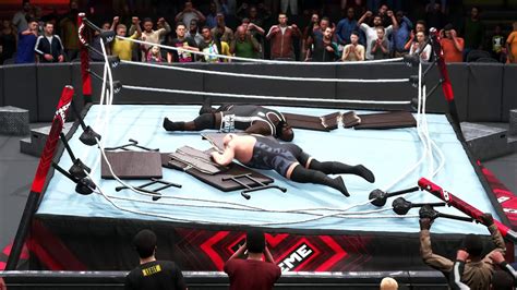 Big Show Vs Mark Henry Ring Collapse