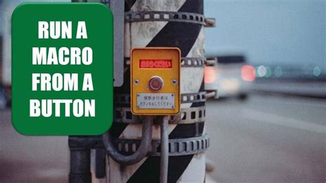 Run A Macro From A Button Excel Tips Mrexcel Publishing