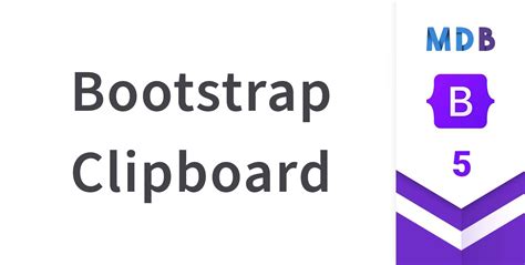 Bootstrap Clipboard Examples And Tutorial