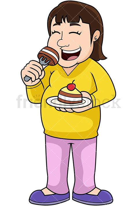 Top 169 Eating Cake Cartoon