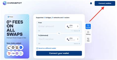 How To Bridge To Avalanche Using Chainspot Router Chainspot News