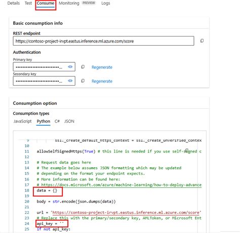 Real Time 推論用のマネージド オンライン エンドポイントとしてフローをデプロイする Azure Ai Foundry
