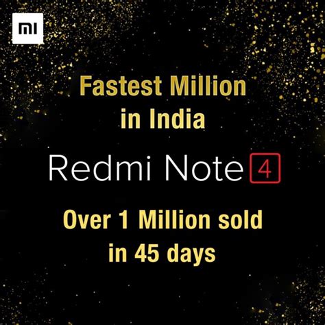 Redmi Note Becomes The Fastest To Sell A Million Units In India Gsmarena Com News