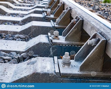 Railway Rails For The Movement Of Trains Stock Image Image Of Speed Commuting 161211297