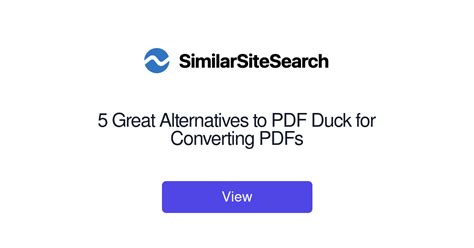 5 Great Alternatives To Pdf Duck For Converting Pdfs Similarsitesearch