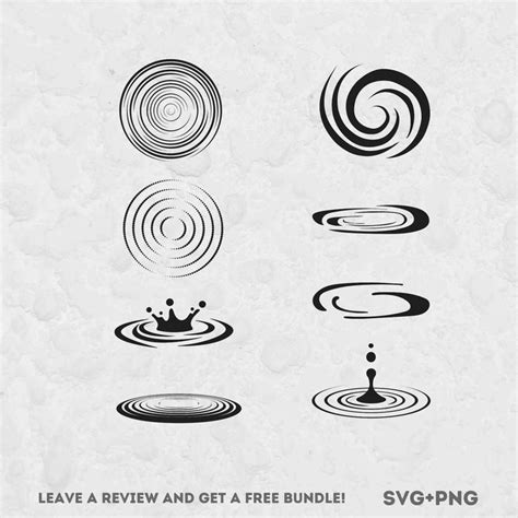 Water Ripple Svg Svg Files For Cricut Water Svg Water Cut Files