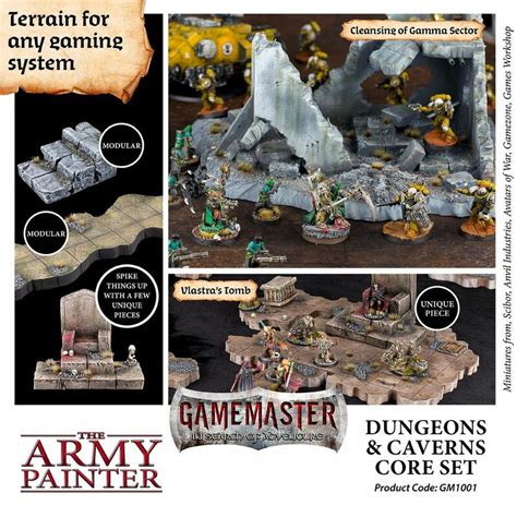 Army painter Gamemaster Dungeons Caverns Core Set farby a maľovanie iHRYsko spoločenské