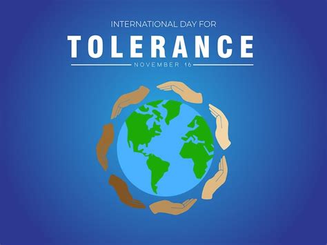 Premium Vector International Tolerance Day