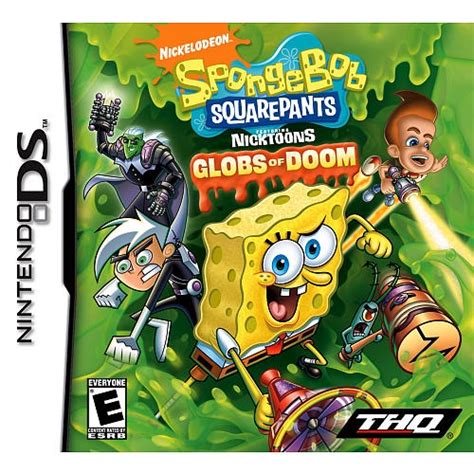 Spongebob Squarepants Featuring Nicktoons Globs Of Doom Ds Game