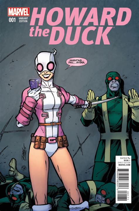 Howard The Duck Vol 6 1 Gwenpool Variant Cover Gwenpool Gwen