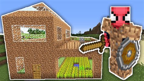 ZENGİN VS FAKİR ÖRÜMCEK ADAM Fakir in Yeni Evi Minecraft YouTube