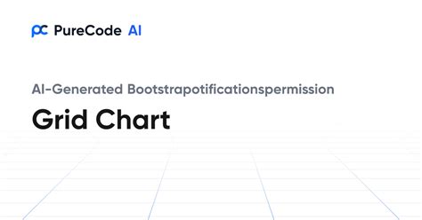 Build Great Bootstrapotificationspermission Grid Chart Components Faster Using Ai Tools