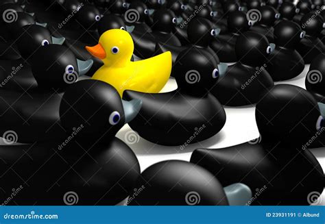 Rubber Duck Against The Flow Stock Illustration Illustration Of Creative Unusual 23931191