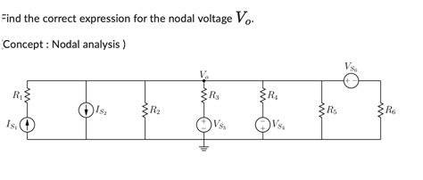 Solved Options Find The Correct Expression For The No
