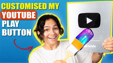 Customised My Silver Play Button Worth It YouTube