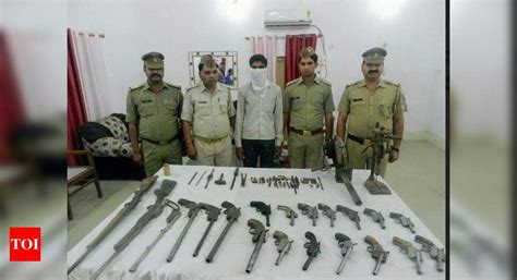 Llegal Arms Factory Police Bust Illegal Arms Factory In Etah One