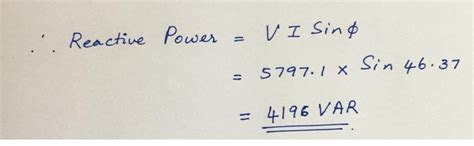 Solved Q1 A Motor With 069 Lagging Power Factor Delivers 3730w