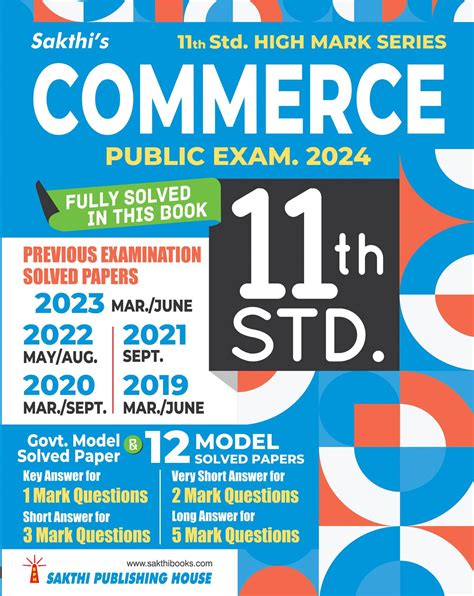 Routemybook Buy Sakthi11th Std Commerce Model Solved Papers