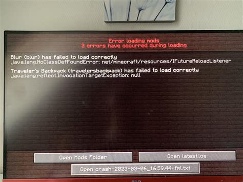 First Time Trying To Mod Minecraft And Its Not Working Please Help 1