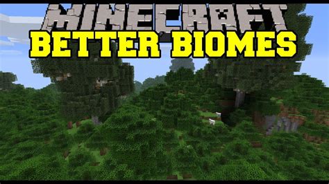 Minecraft Better Biomes Mod Mod Showcase Youtube