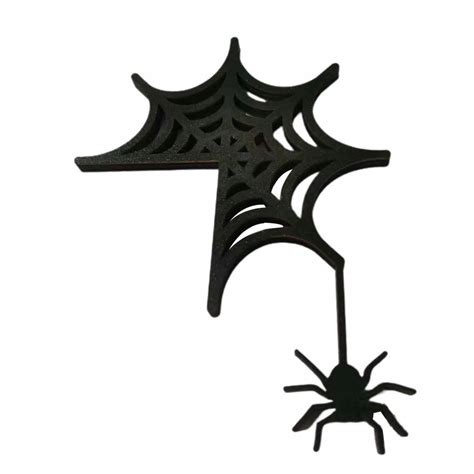 Halloweenowy znak narożny na drzwi Czarna tablica z napisem na drzwi do lustrzanej ściany