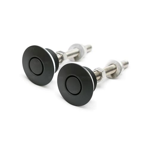 Seibon Quik Latch® Ql 38 Low Profile Hood Pin Kit Black No Lock