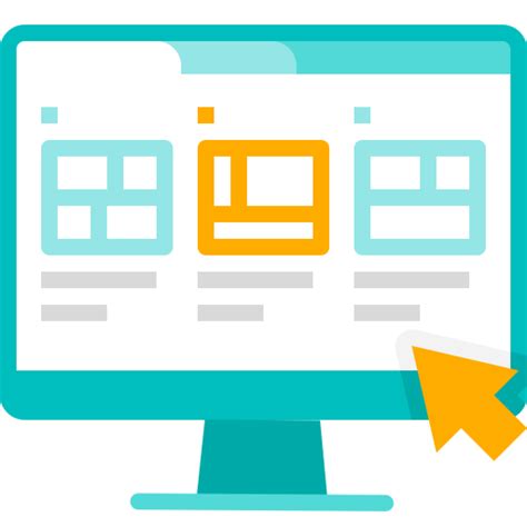 Template Generic Flat Icon