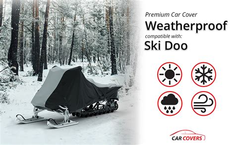 Weatherproof Max Snowmobile Cover Compatible With 2023 2024 Ski Doo Grand Touring Le